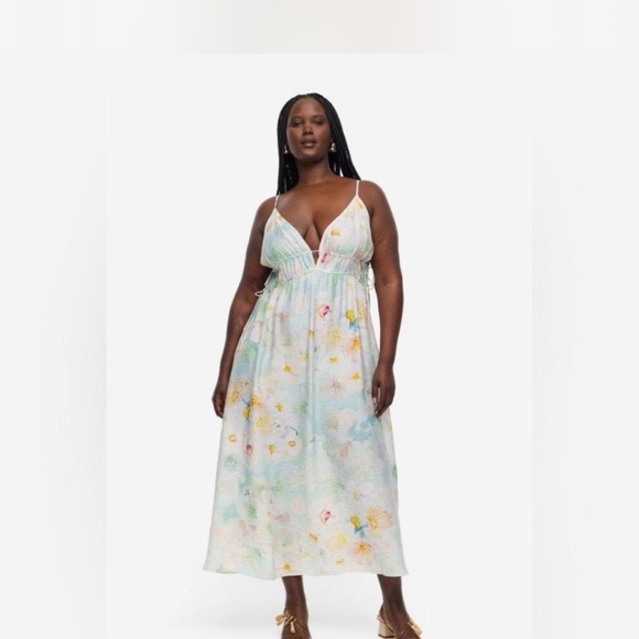 H&M | Dresses | Hm Pastel Floral Dress | Poshmark